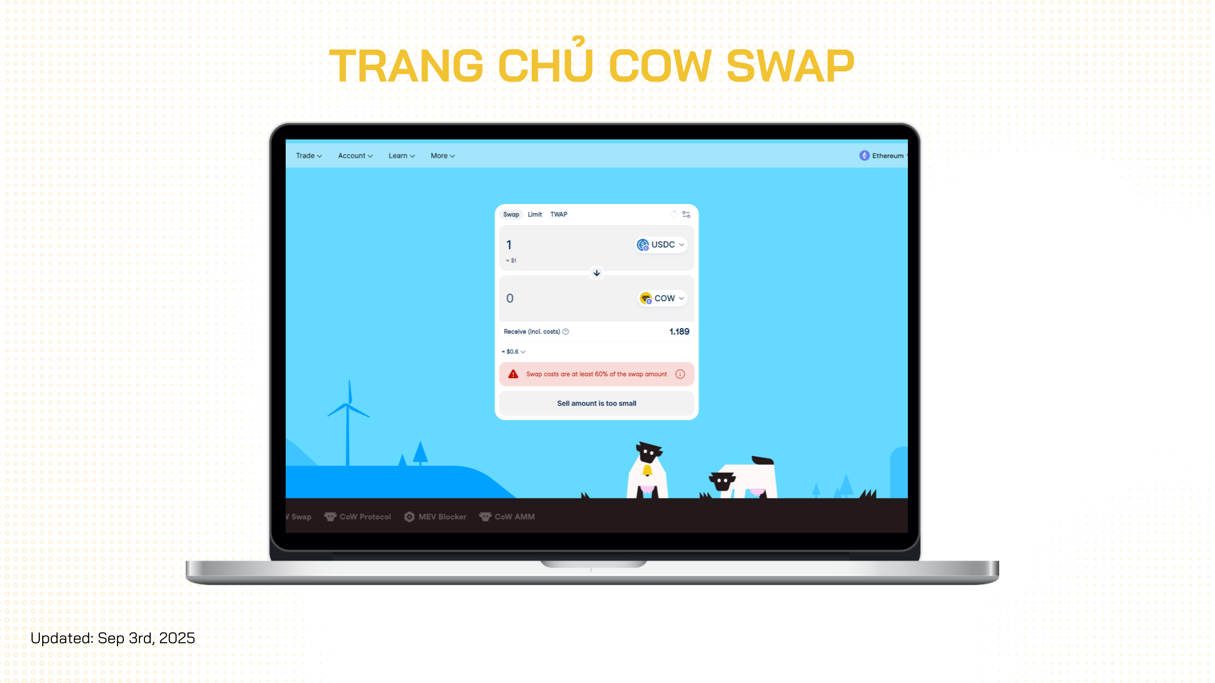 CoW Swap: Sàn DEX tiếp cận intent-centric